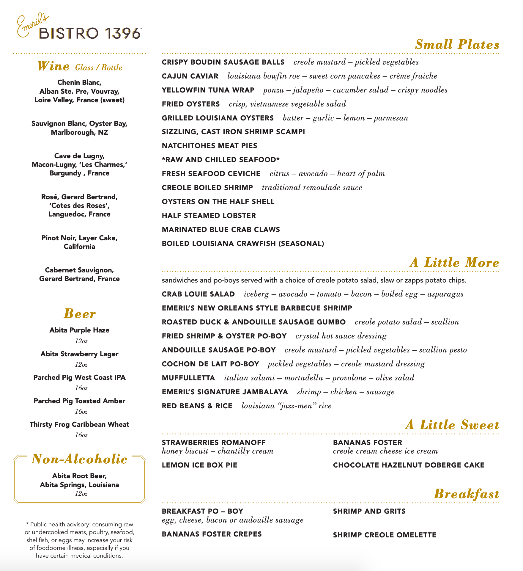 Mardi Gras Menu Template