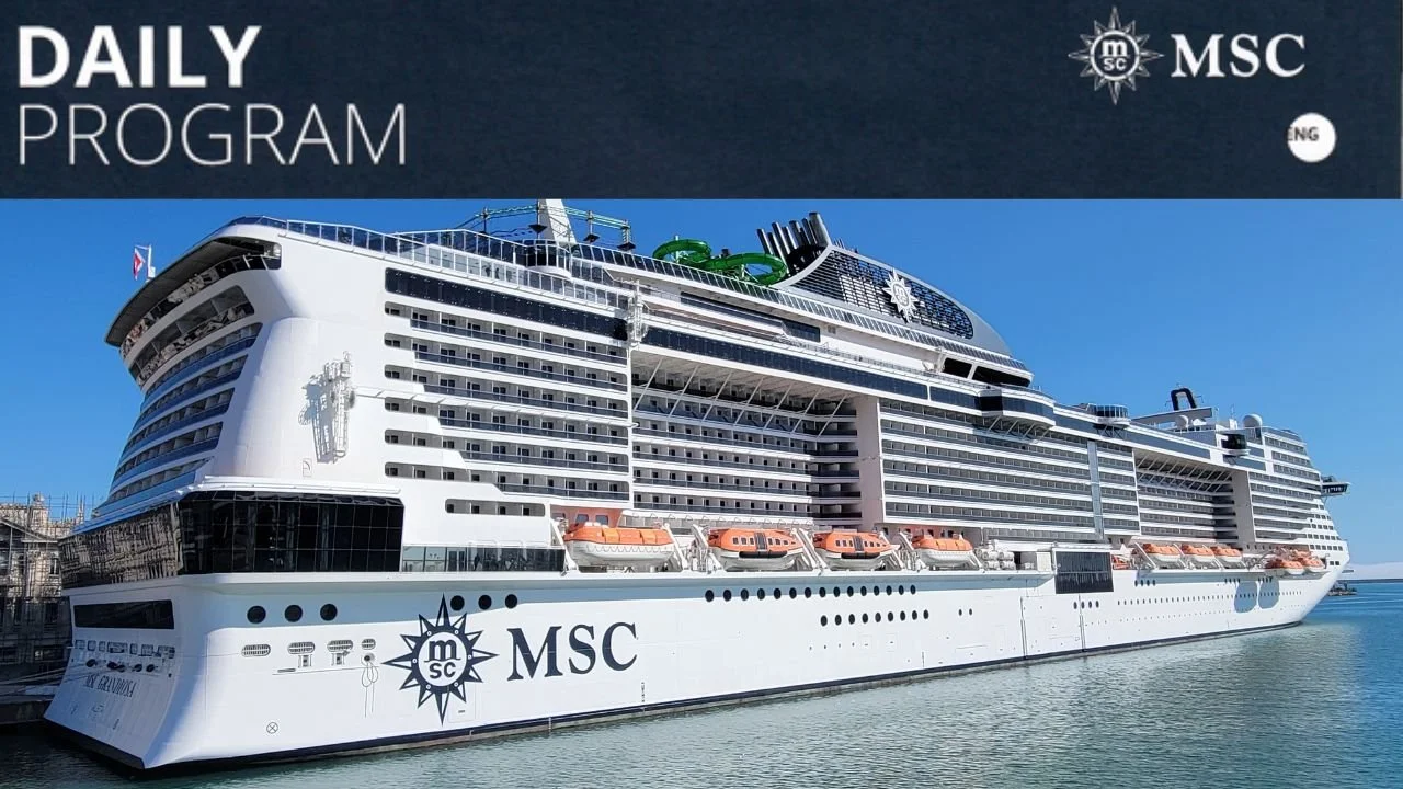 MSC Grandiosa, Daily Planner (7 Nights), Mediterranean, Mar 10, 2023 — Home