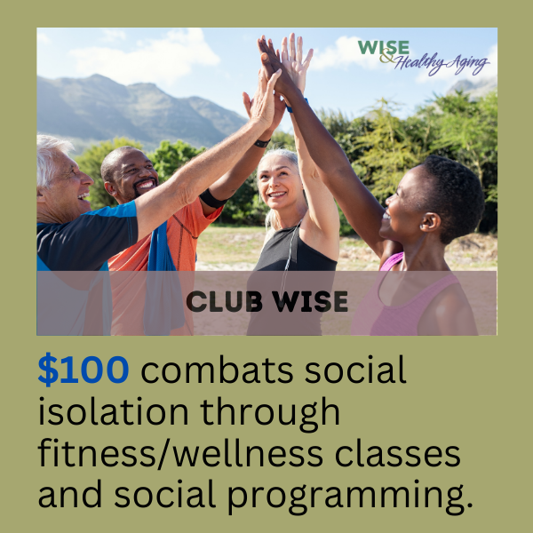 Donation - Targeted Landing Page June 2023 — WISE & Healthy Aging
