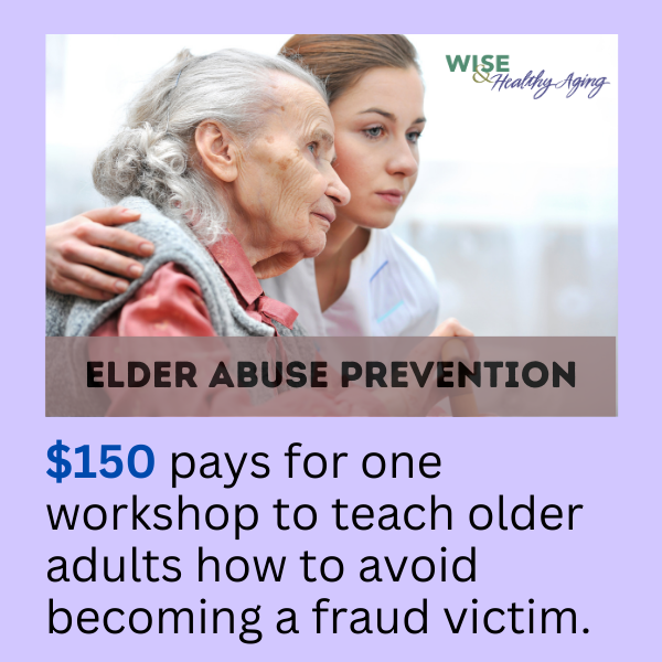Donation - Targeted Landing Page June 2023 — WISE & Healthy Aging