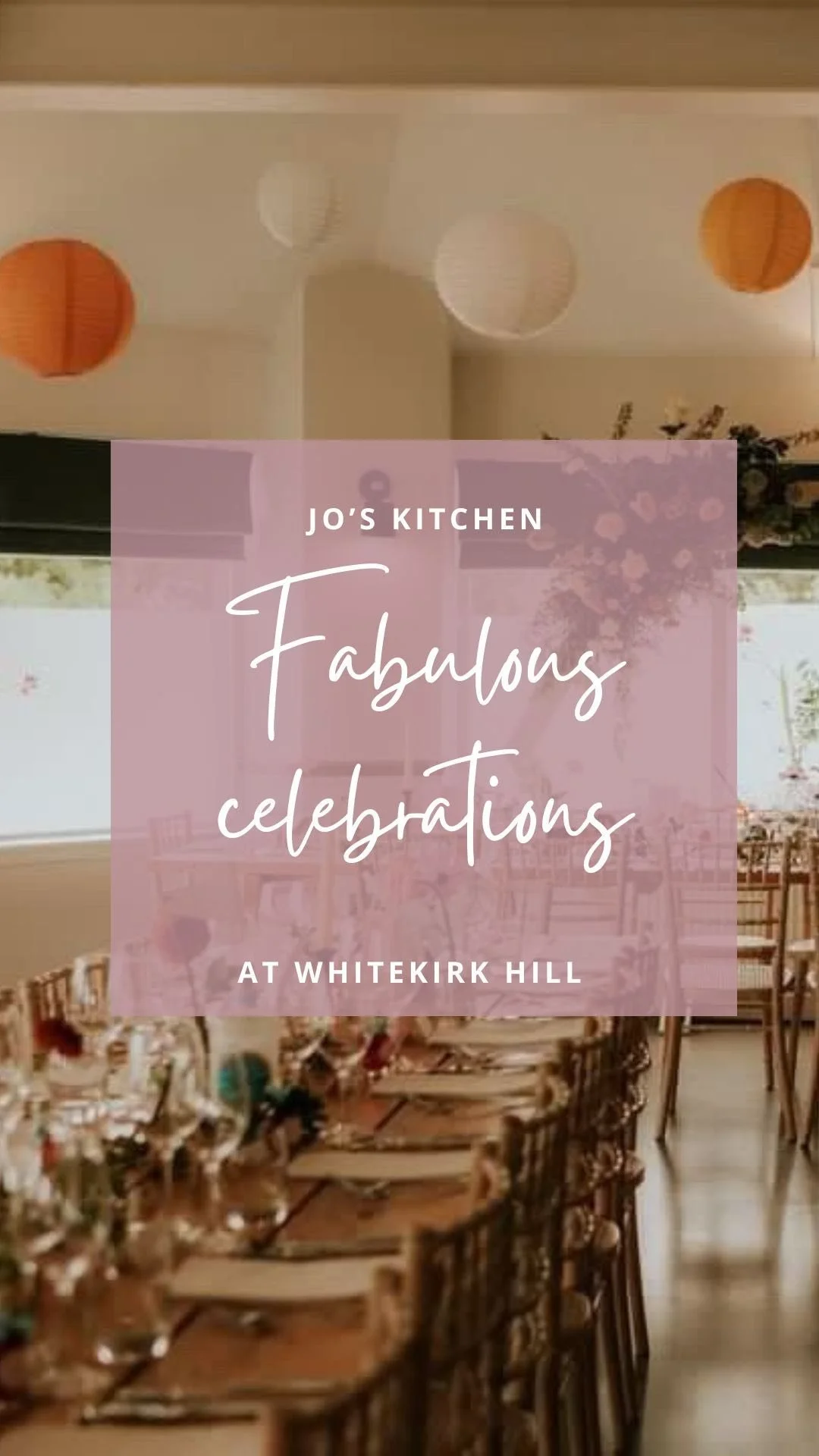 Jo's Kitchen — Wedding & Event Catering in Scotland