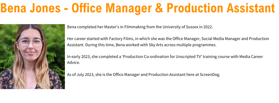 About Us — ScreenDog Productions