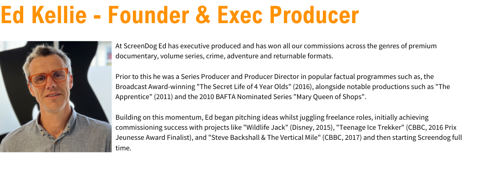 About Us — ScreenDog Productions