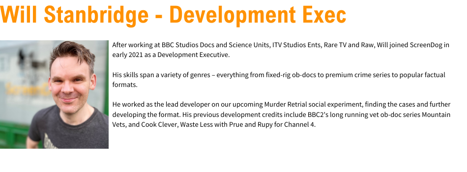 About Us — ScreenDog Productions