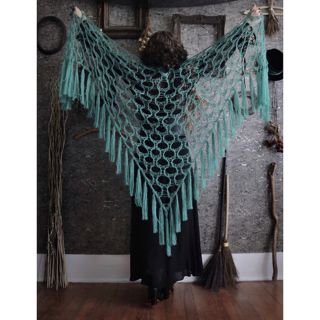 Widow's Web Bundle Knitting Patterns - Scarf and Shawl — Our Widow
