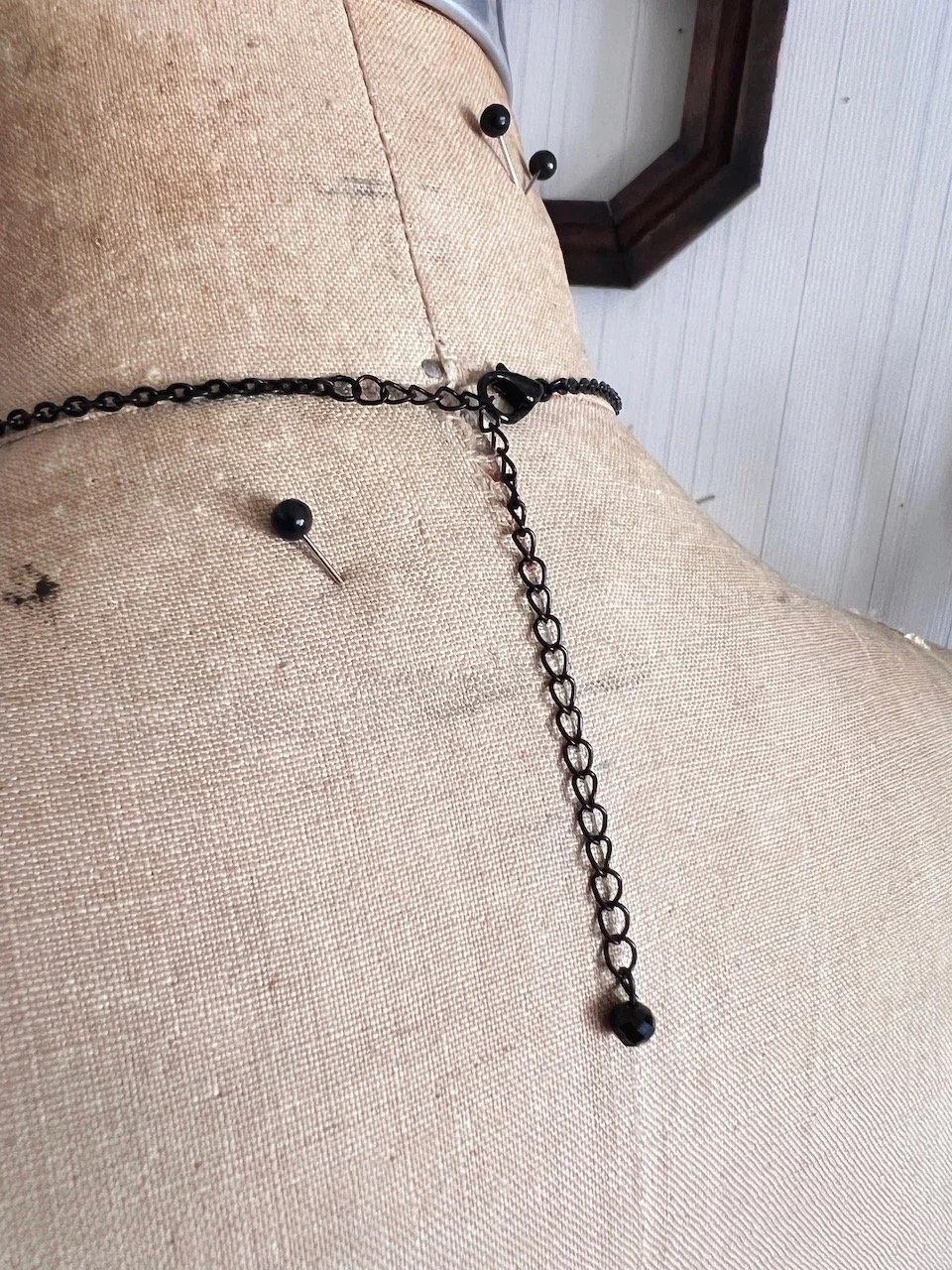 Widow's Web Necklace - Black Spider Chain Choker — Our Widow