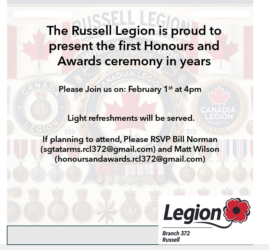Upcoming Events — The Russell Legion