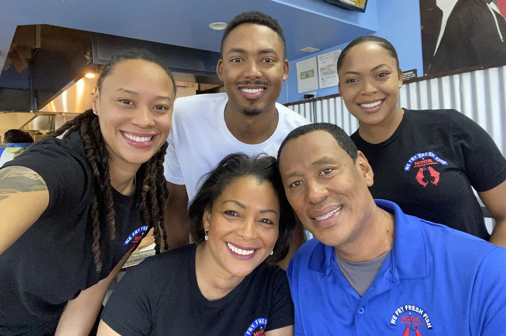 HOOK FISH AND CHICKEN