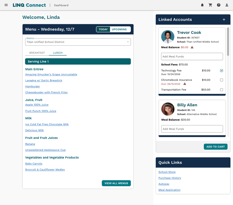LINQ Connect — Olivia Parenteau