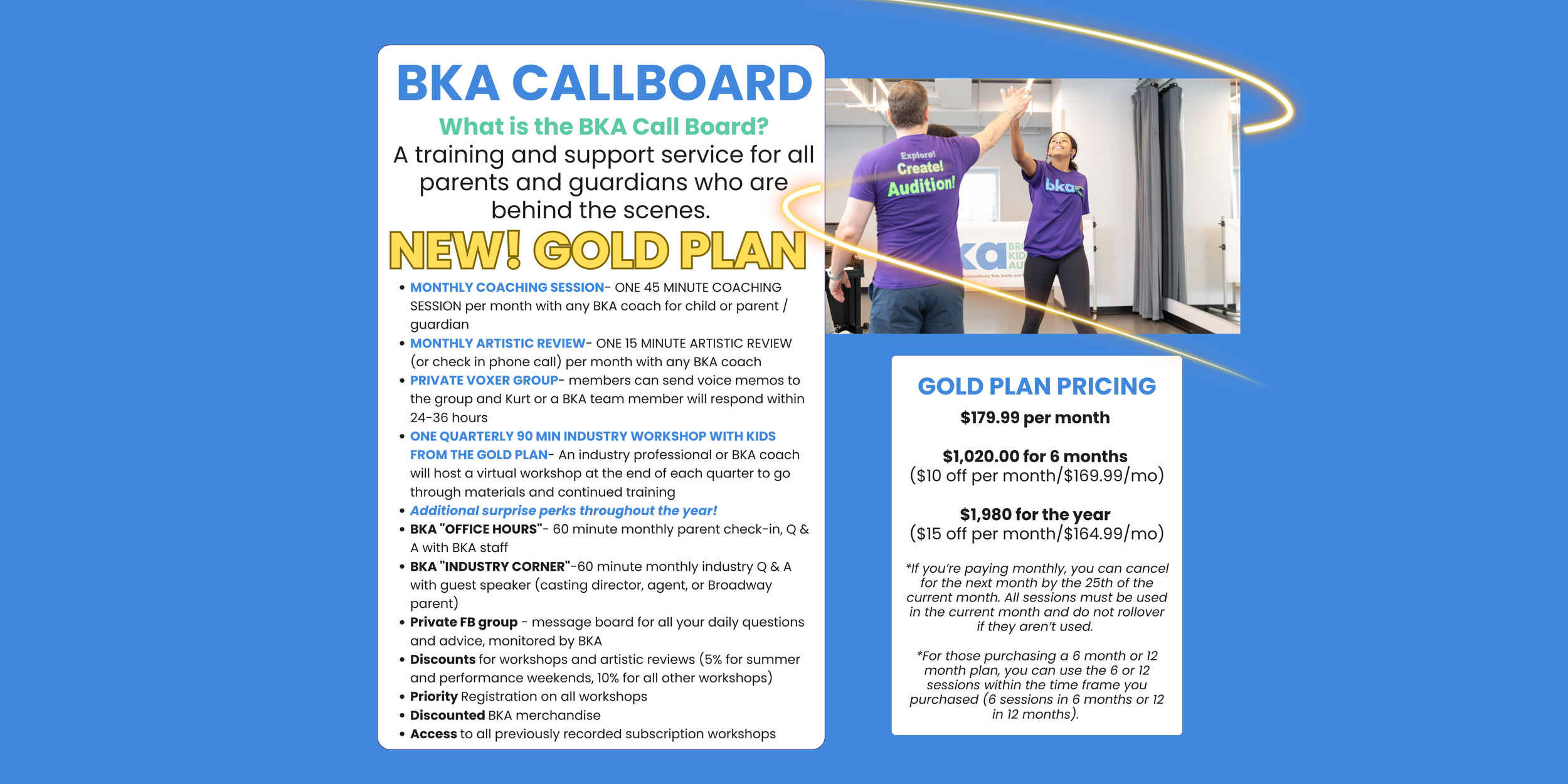 The BKA CALL BOARD — Broadway Kids Auditions