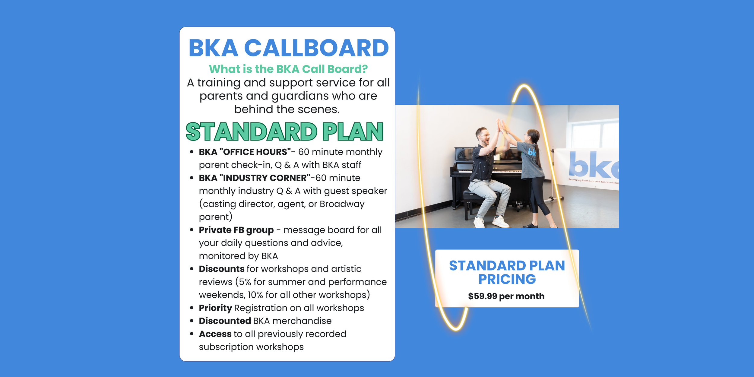 The BKA CALL BOARD — Broadway Kids Auditions
