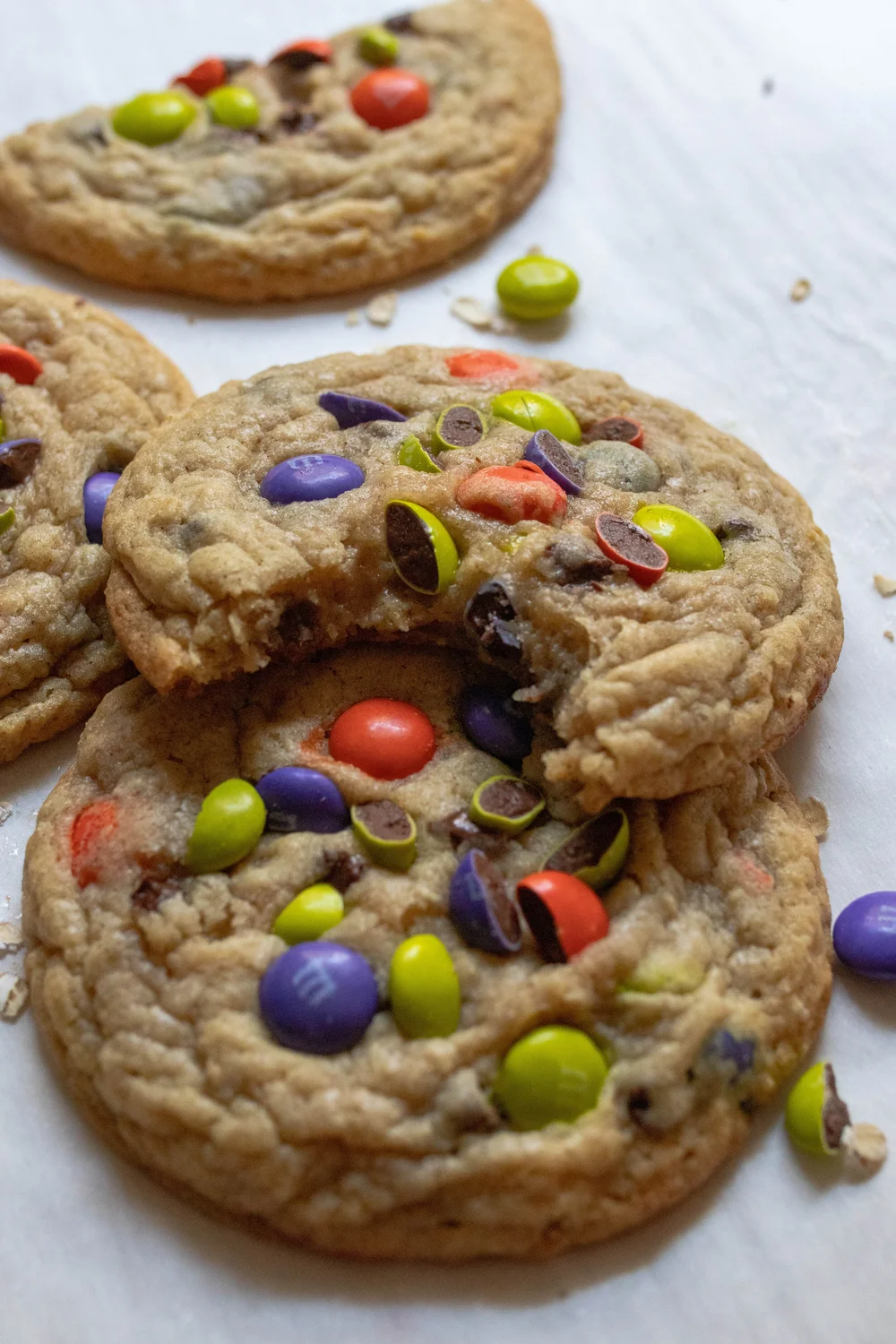 Halloween Oatmeal M&M Cookies — SWEET MELI BAKERY