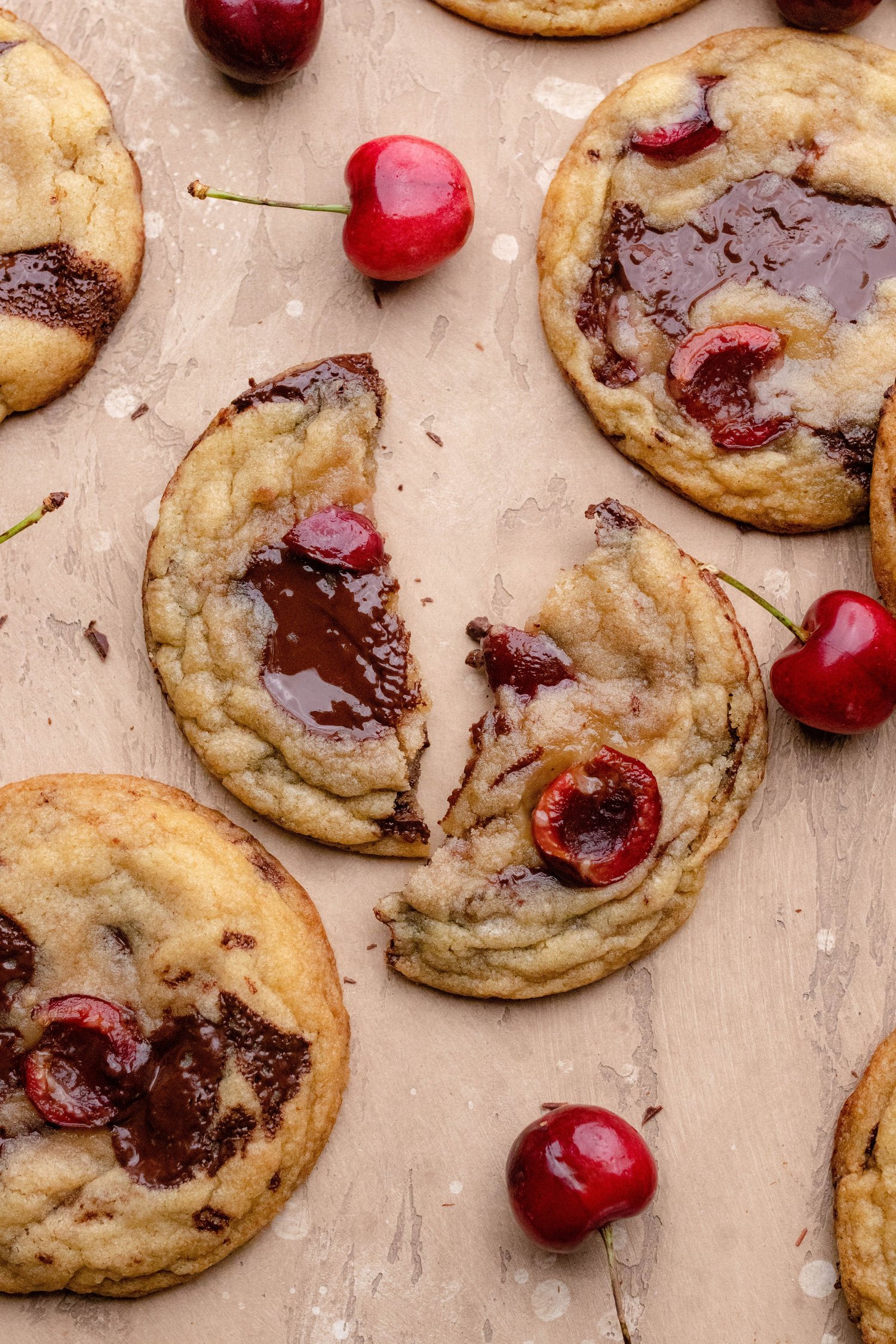 Brown Butter Cherry Dark Chocolate Chunk Cookies — SWEET MELI BAKERY