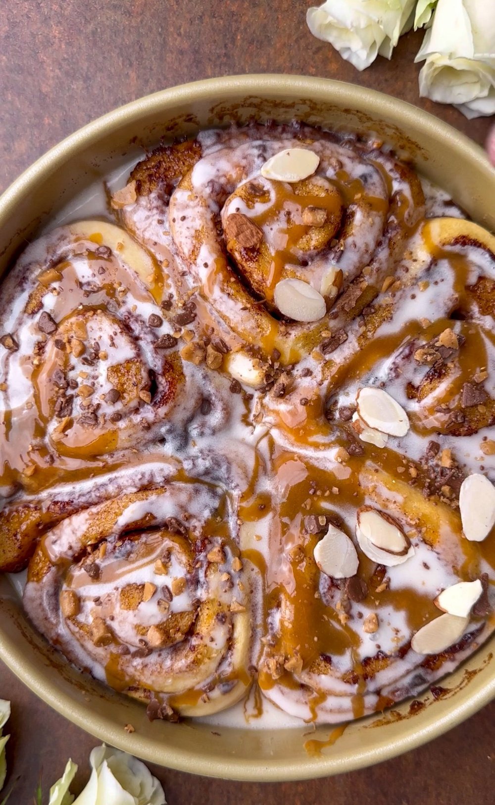 Bridgerton English Toffee Cinnamon Rolls — SWEET MELI BAKERY