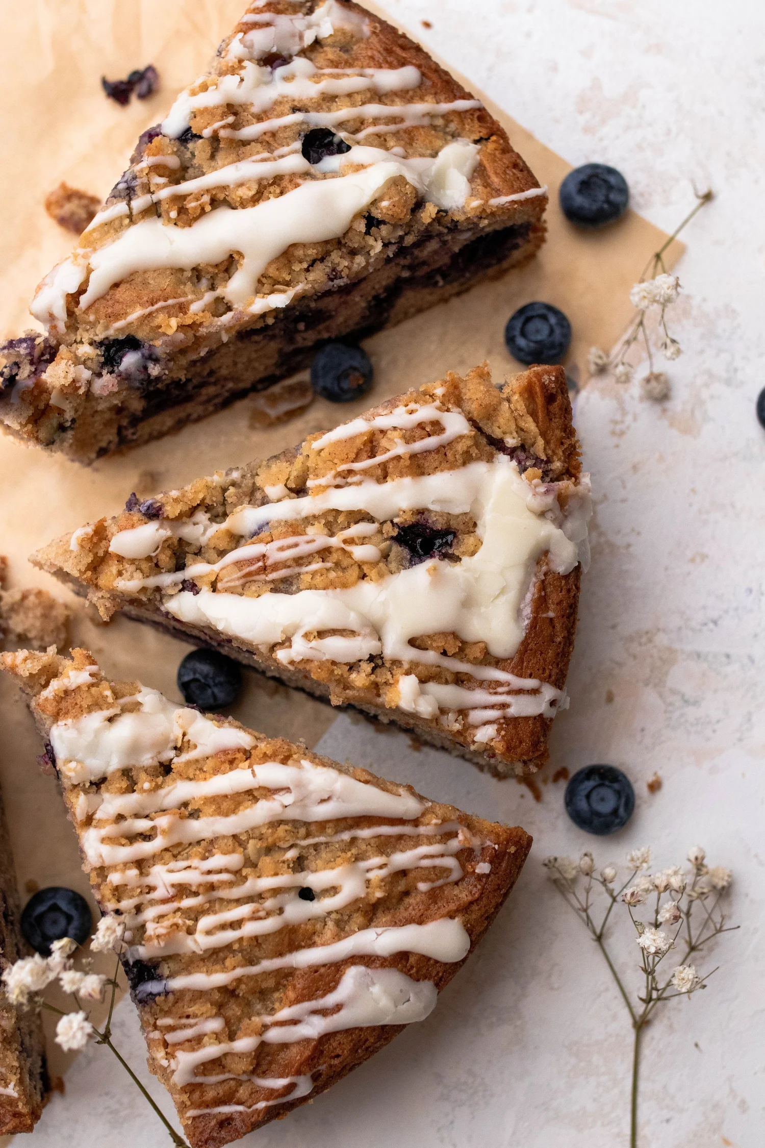 Blueberry Crumble Muffin Cake — SWEET MELI BAKERY