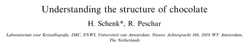 Understanding the structure of chocolate — Science Of Chocolate