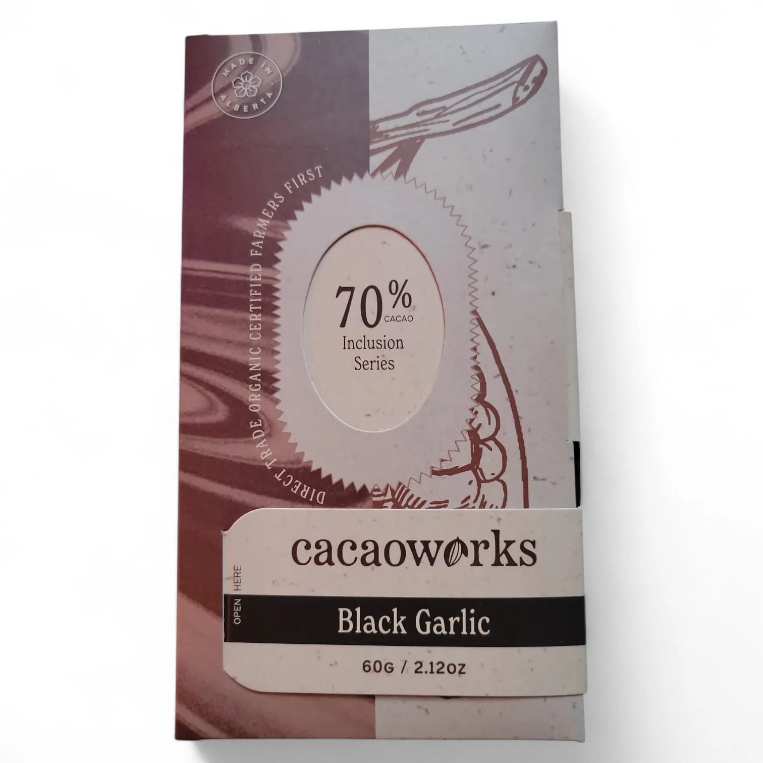 Cacaoworks 70% Black Garlic Dark Chocolate — Science Of Chocolate