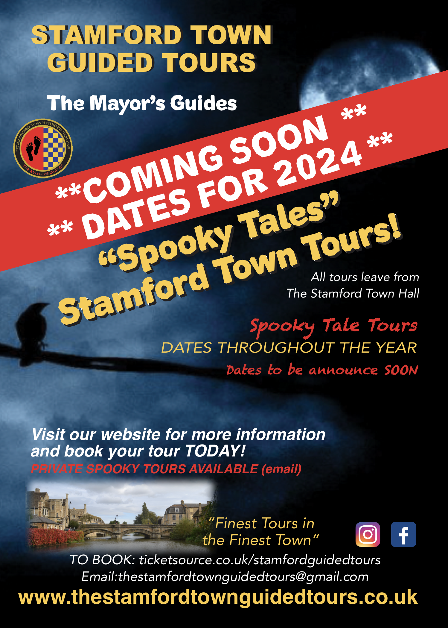 Spooky Tours - for Adults — Stamford Town Guided Tours