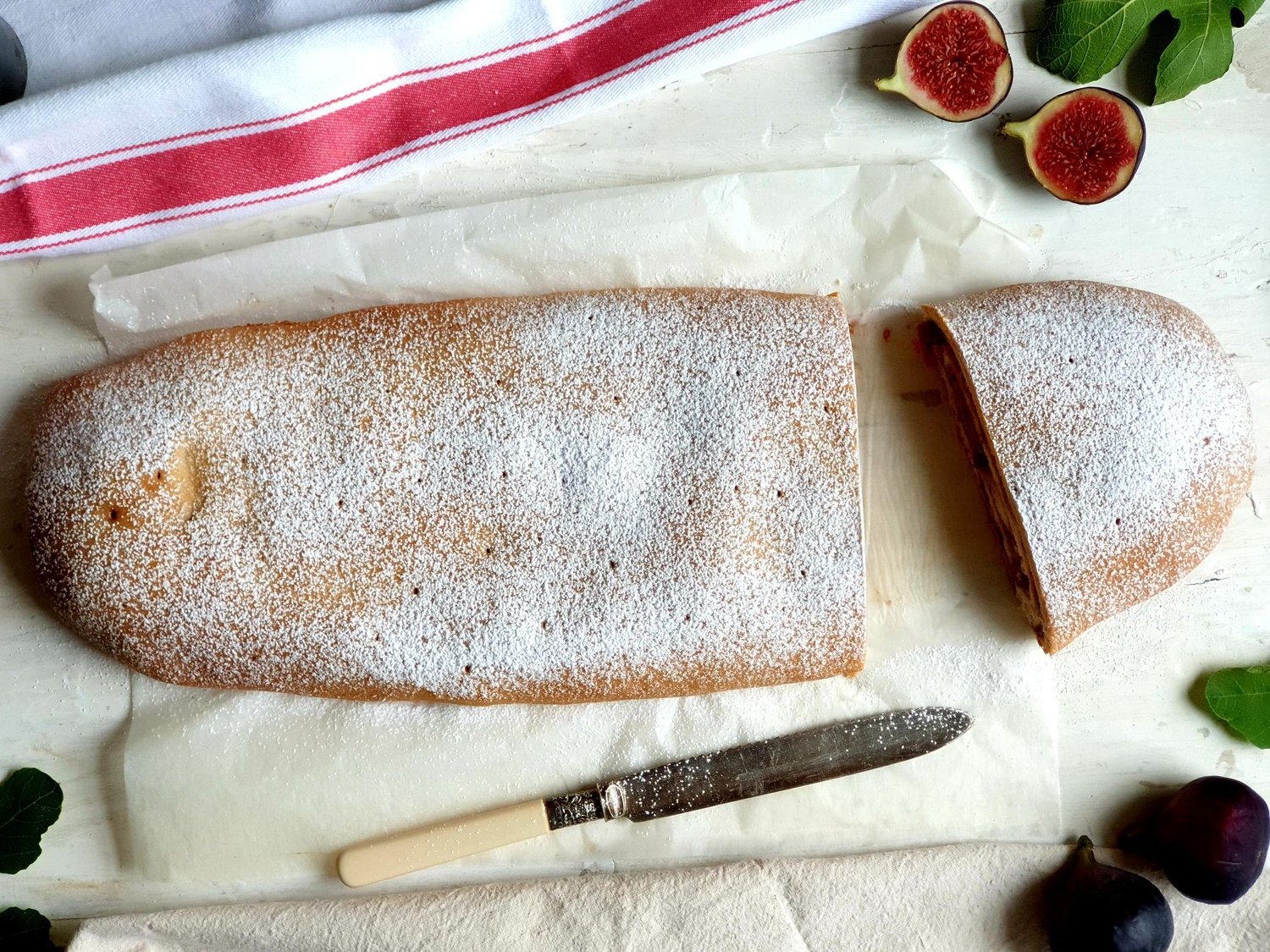 Traditional Istrian Fig Strudel made from sweet yeast dough Recipe ...