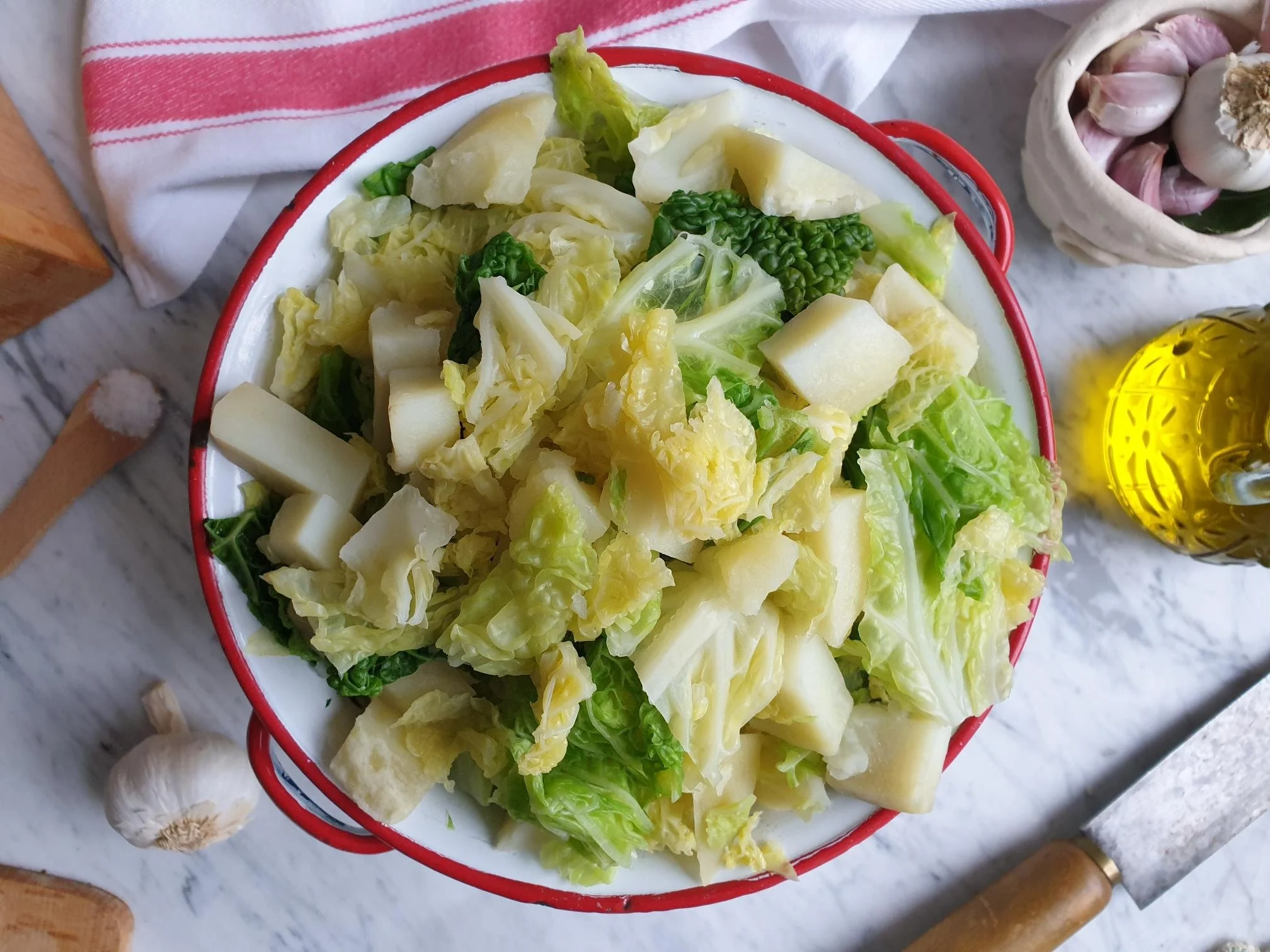 Sautéed Savoy Cabbage Recipe _ Sautéed Summer Squash and Savoy Cabbage ...