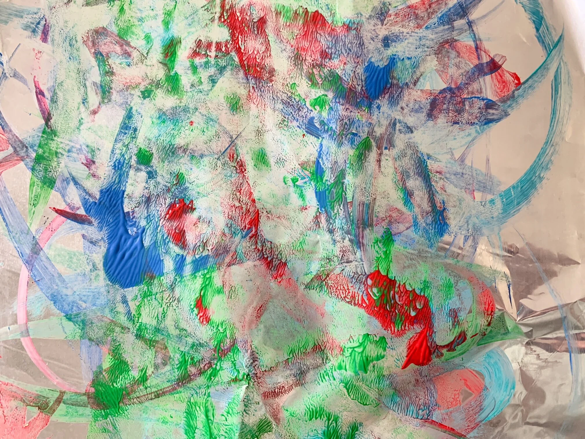 Foil Printing- A super easy, quick & fun art activity! — Places We Call ...