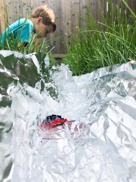 Create a Foil River - A Simple Water Play Activity for Kids — Places We ...