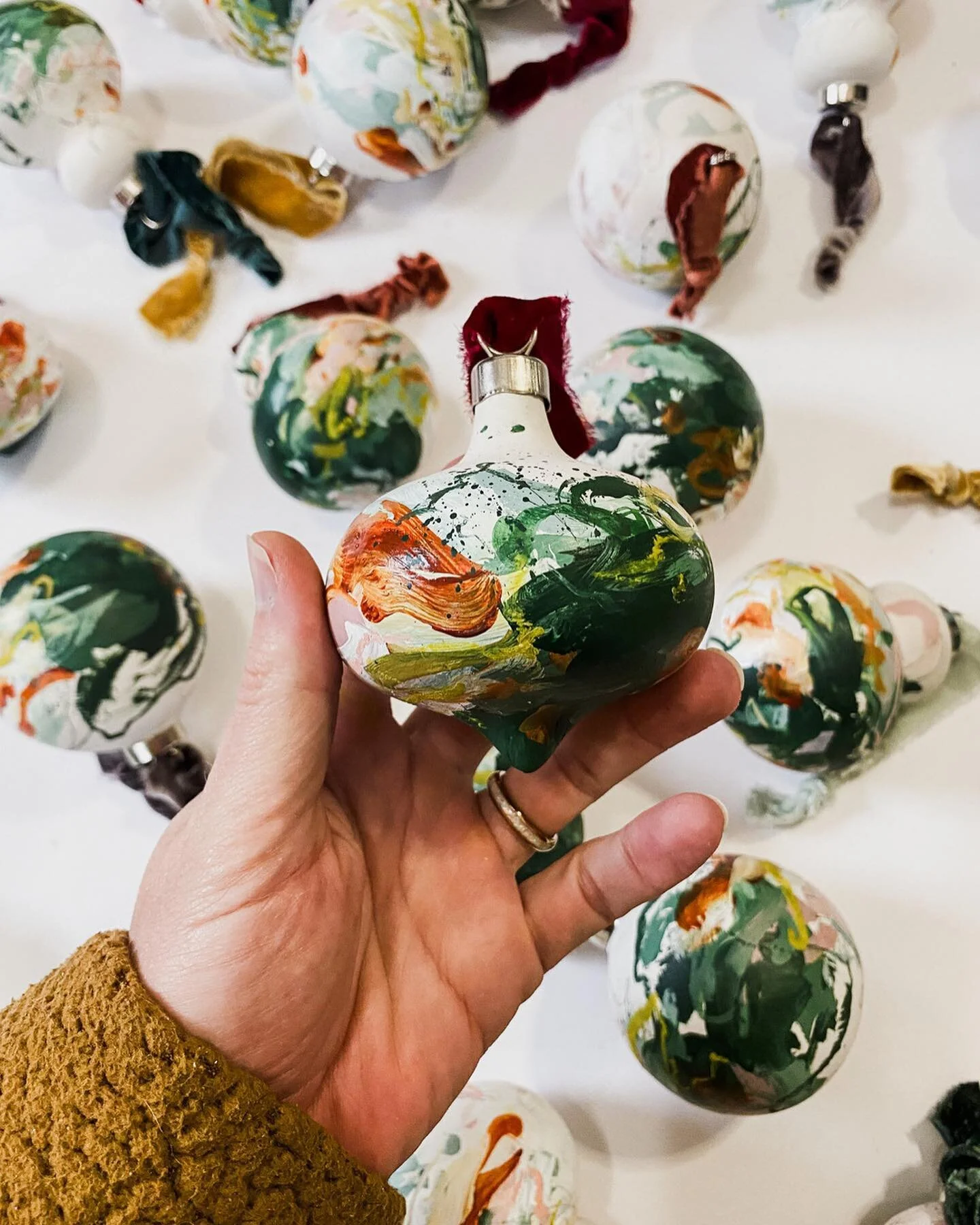 "Wild Feminine" 2023 Fine Art Ornaments — Marcy Parks Art