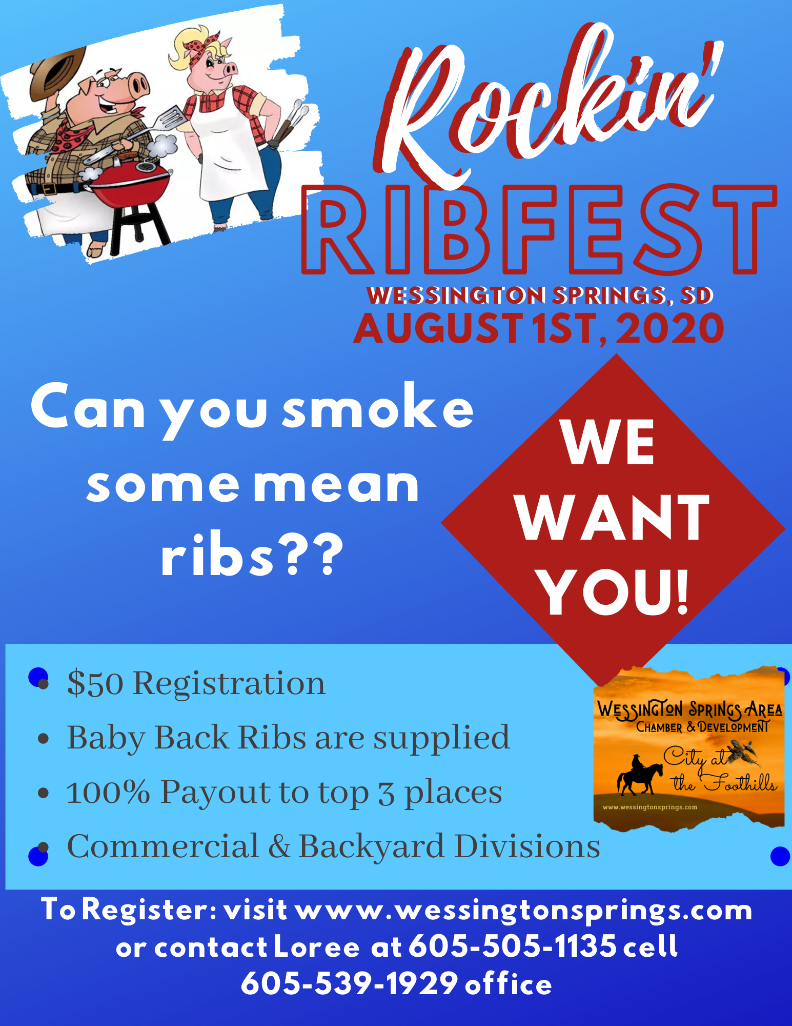 Rockin' Ribfest BBQ Competition with 11 Years New — Wessington Springs ...