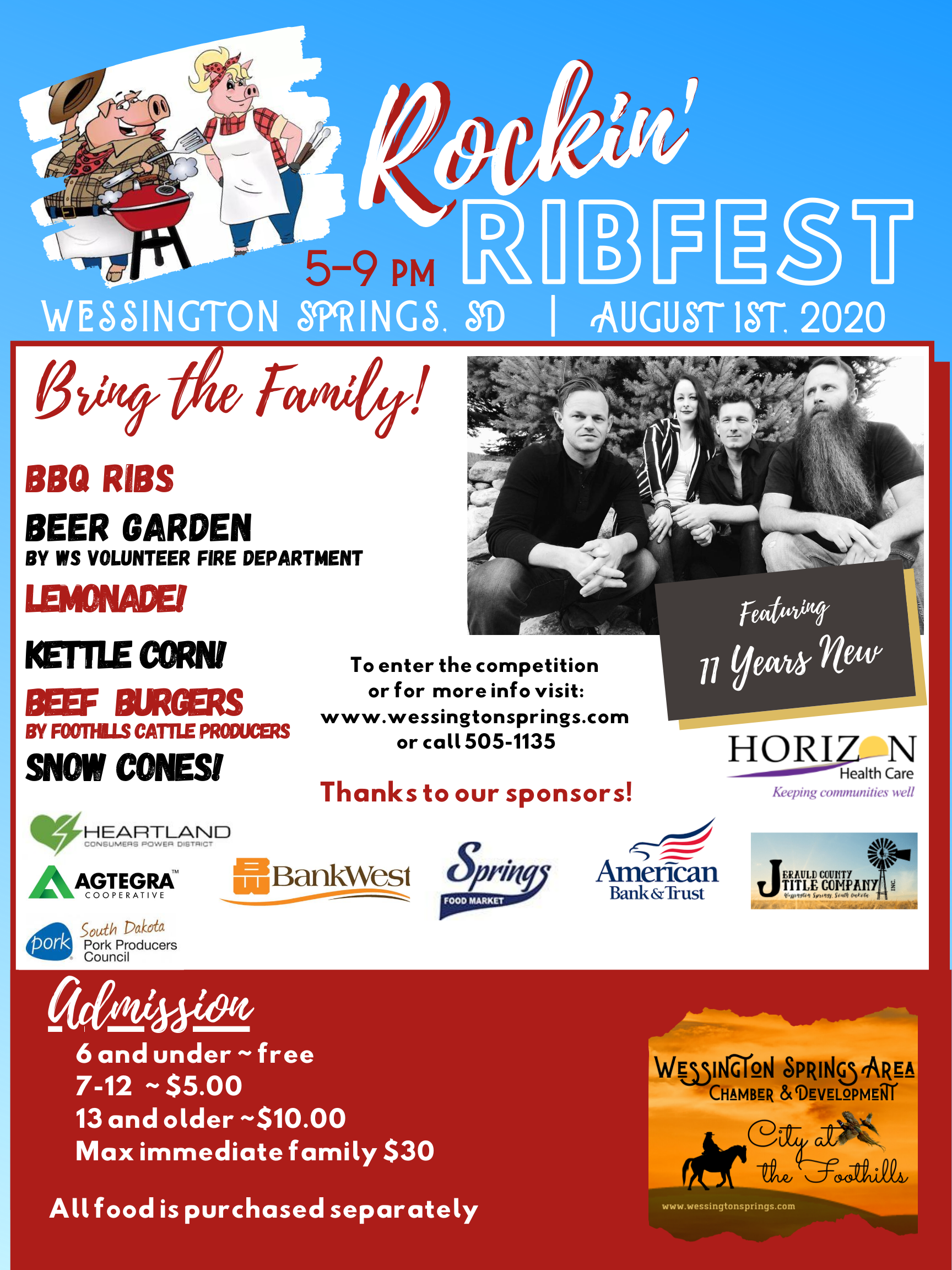 Rockin' Ribfest BBQ Competition with 11 Years New — Wessington Springs ...