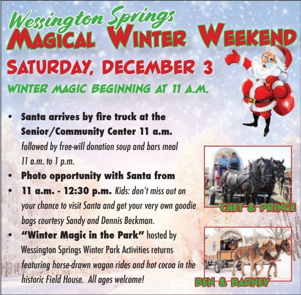 Magical Winter Weekend — Wessington Springs, South Dakota