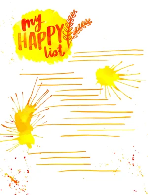 Happy List — Amy Tangerine