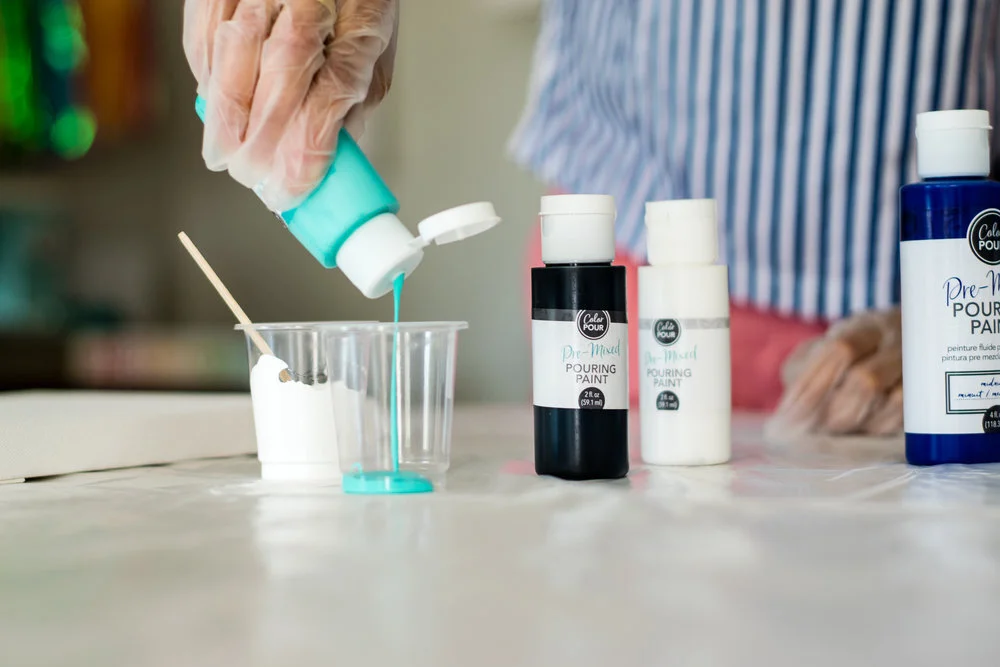 How to Create Color Pour Art — Amy Tangerine