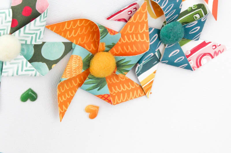 Zinia's Pinwheels Layout — Amy Tangerine