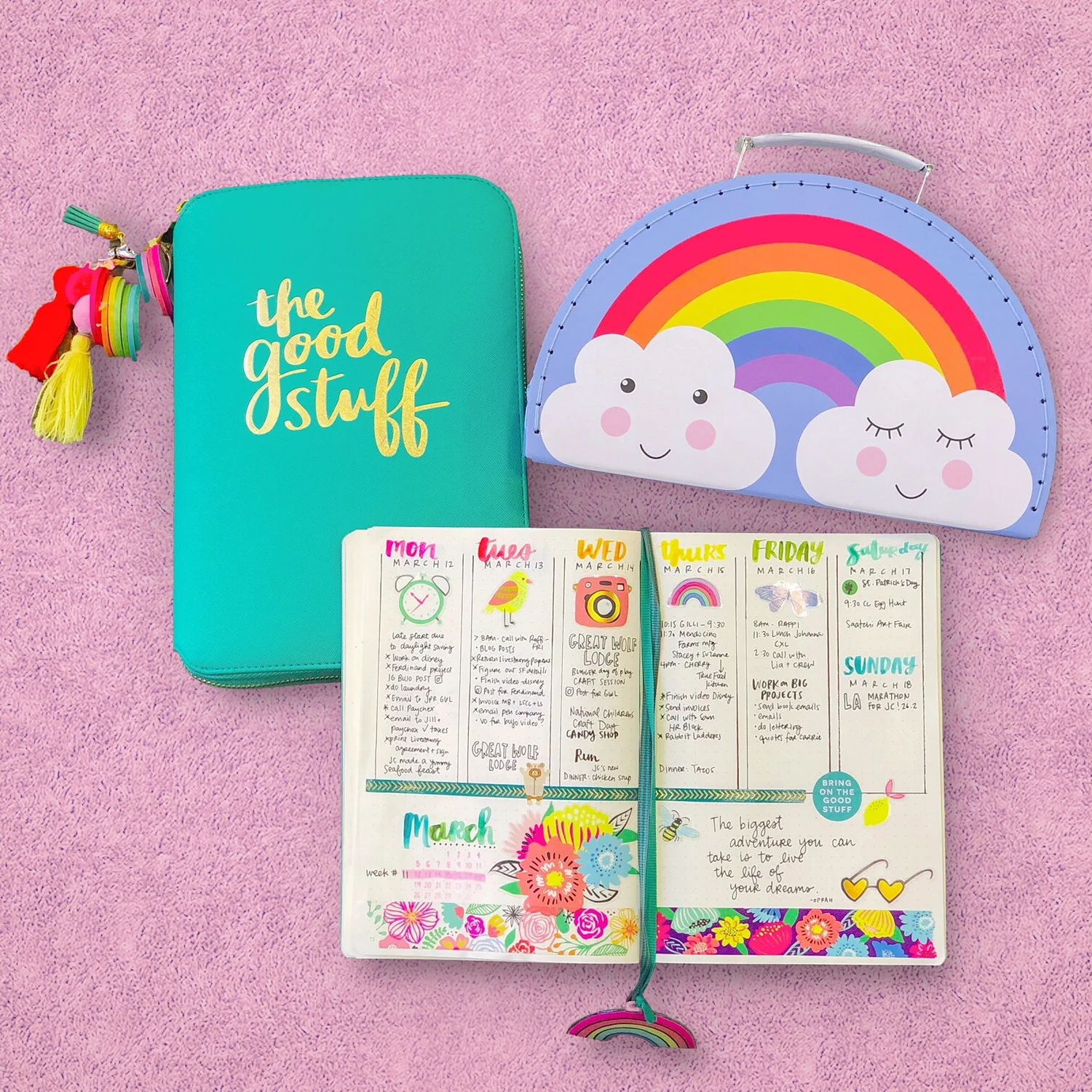 Bullet Journal Weekly Before + After — Amy Tangerine