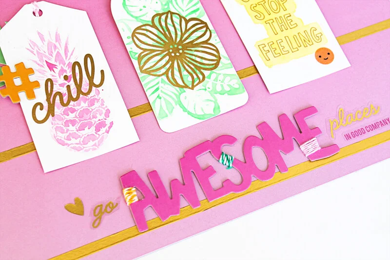 Carson's Awesome Layout — Amy Tangerine