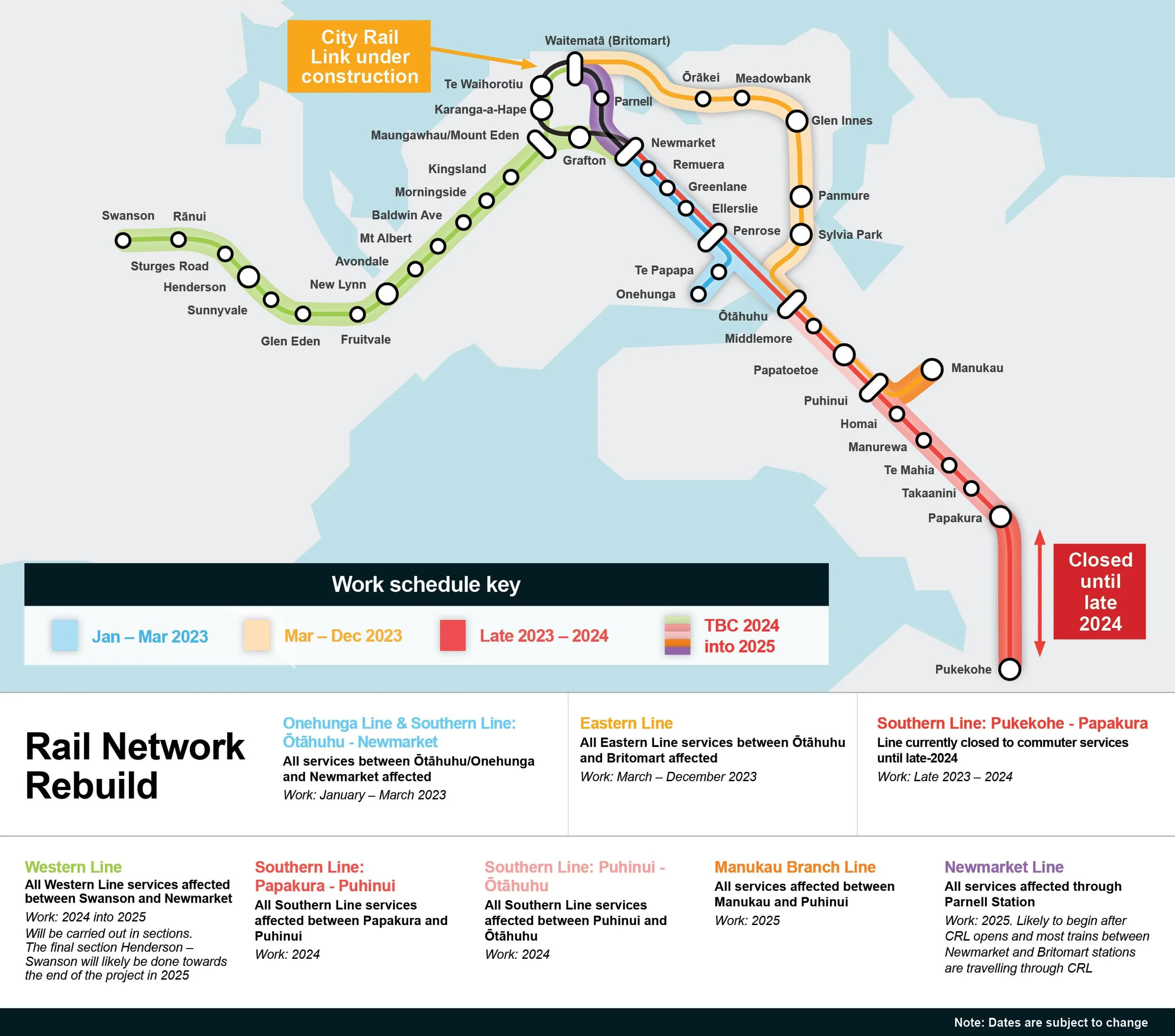 Major Auckland rail rebuild to start in 2023 – The Indian News