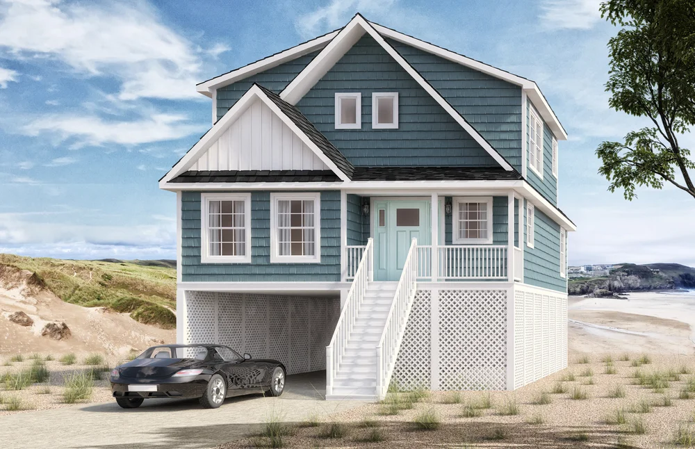 Seagrass Modular Cape Floor Plan — Signature Building Systems