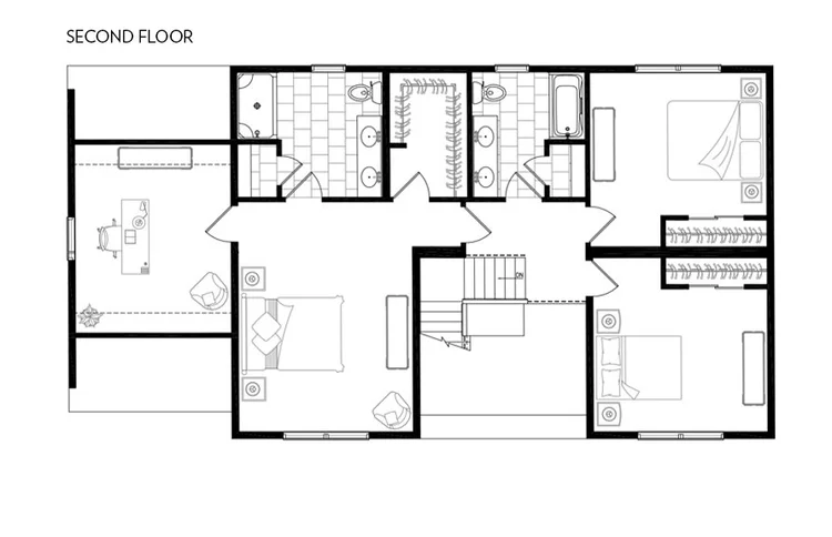 Privet - Modular Cape Floor Plans — Signature Building Systems