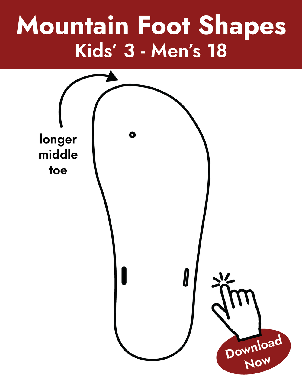 Printable Foot Shapes — Deliberate Life Sandals