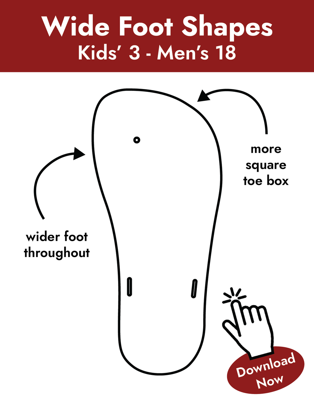 Printable Foot Shapes — Deliberate Life Sandals