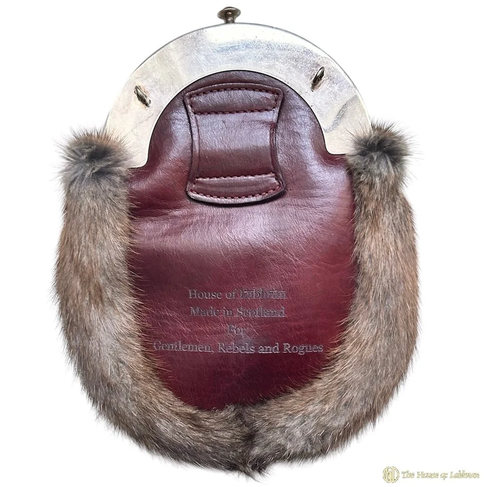 Antique 1900-20's Scottish Hinged Cantle Sporran