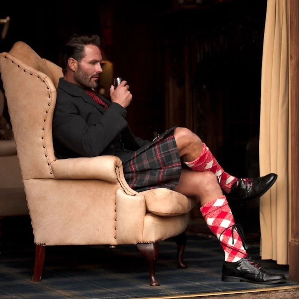 Scottish Kilt Hose - Sock Garters-The House of Labhran