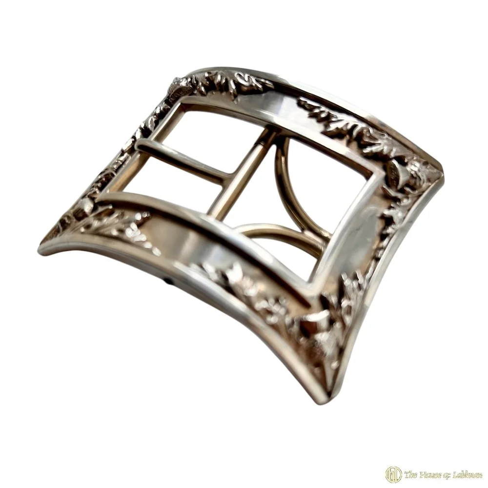 Georgian Brogue Thistle Shoe Buckles | Highland Accoutrements