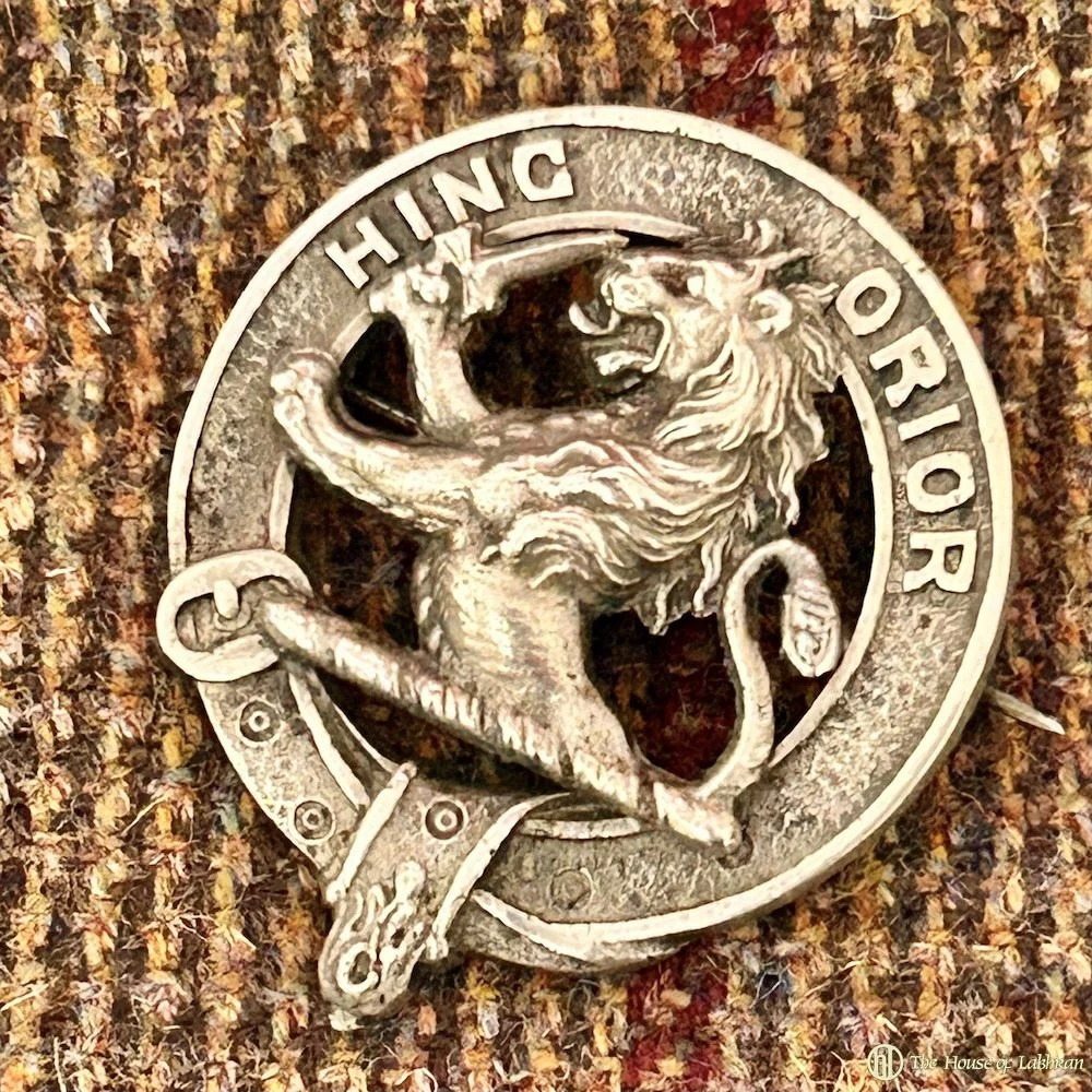 Stuart Clan Lion Rampant 1940's Bonnet Badge
