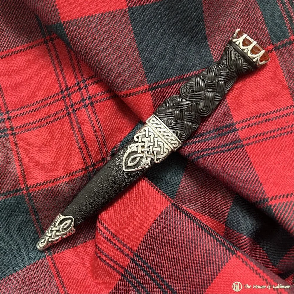 Vintage Zoomorphic Thomas Ebbutt Silver Sgian Dubh