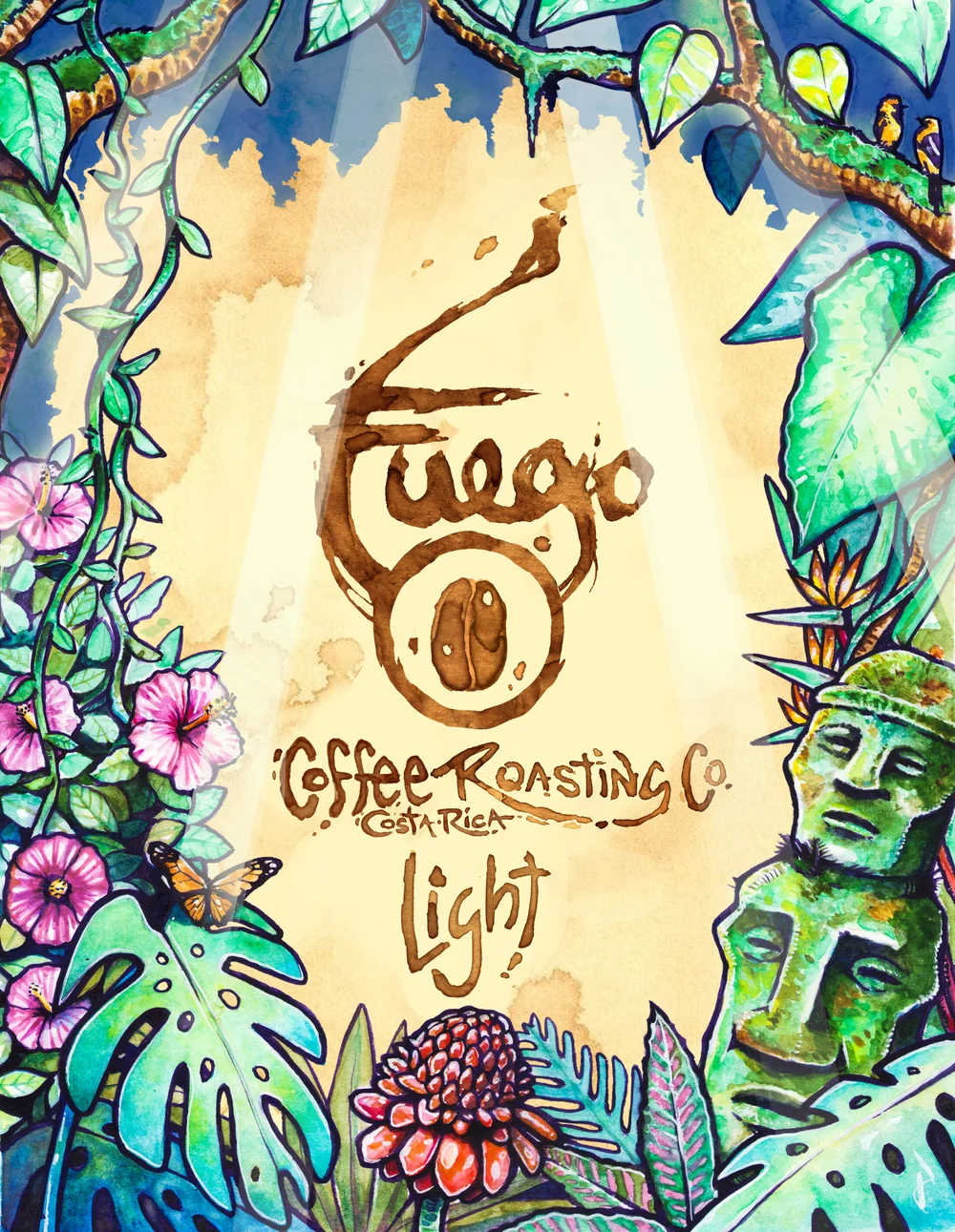 Fuego Coffee roasting