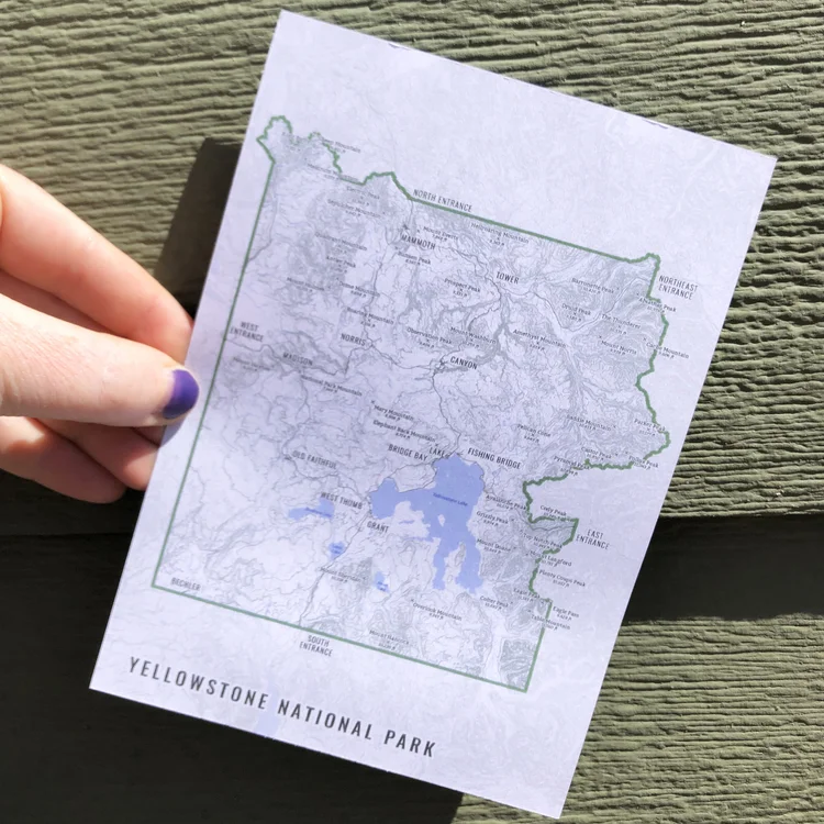 Grand Teton National Park Map — North Fork Mapping