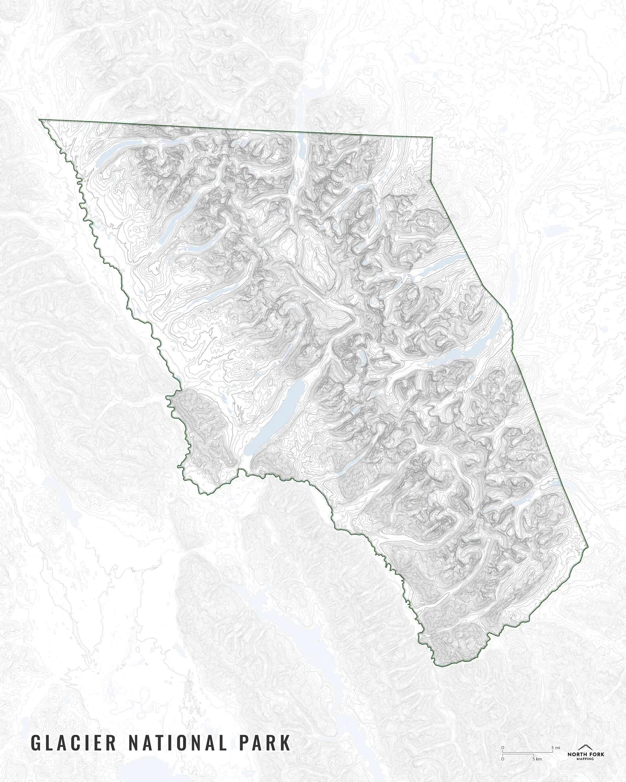 Grand Teton National Park Map — North Fork Mapping