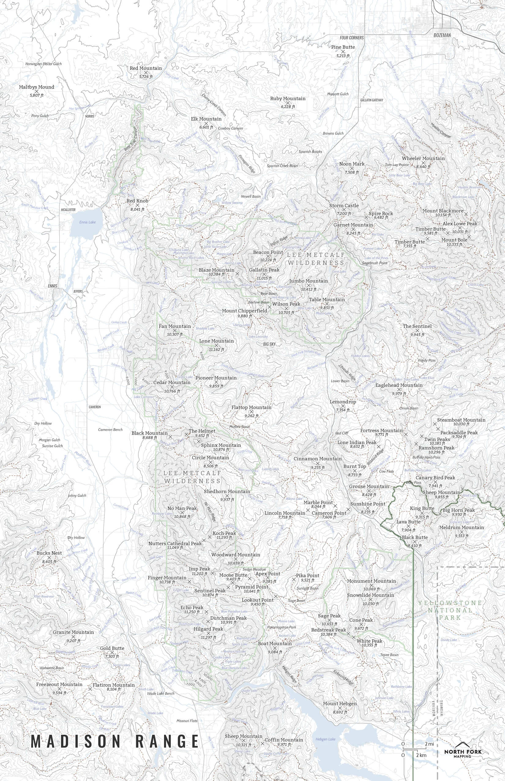 Galbraith Mountain Biking Map — North Fork Mapping
