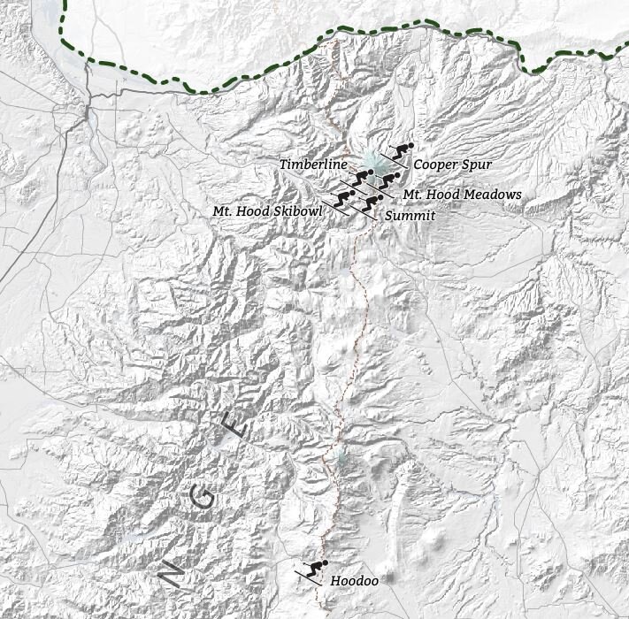 Montana Mountain Ranges Map — North Fork Mapping